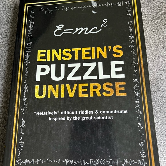 Einstein book | Other | Einstein Puzzles Universe Book | Poshmark